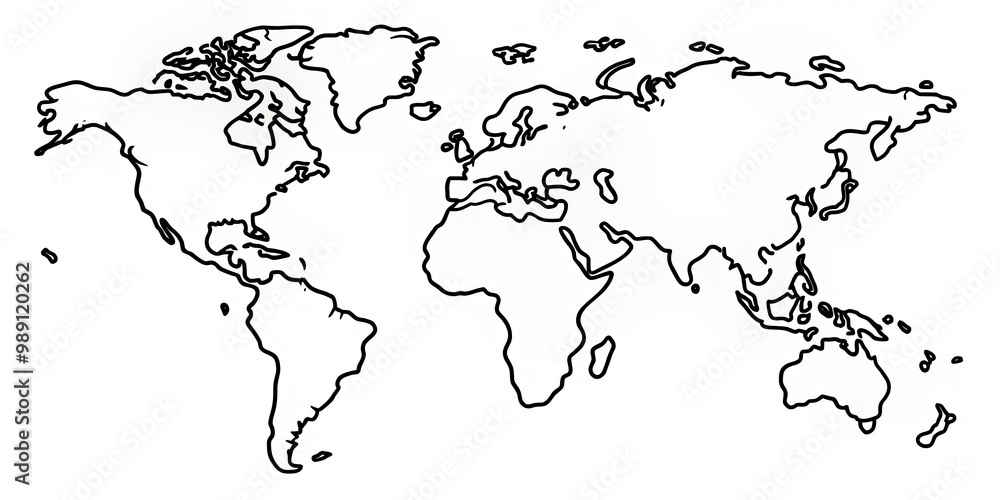 Fotografía A minimalist, high-contrast illustration of a simplified ...