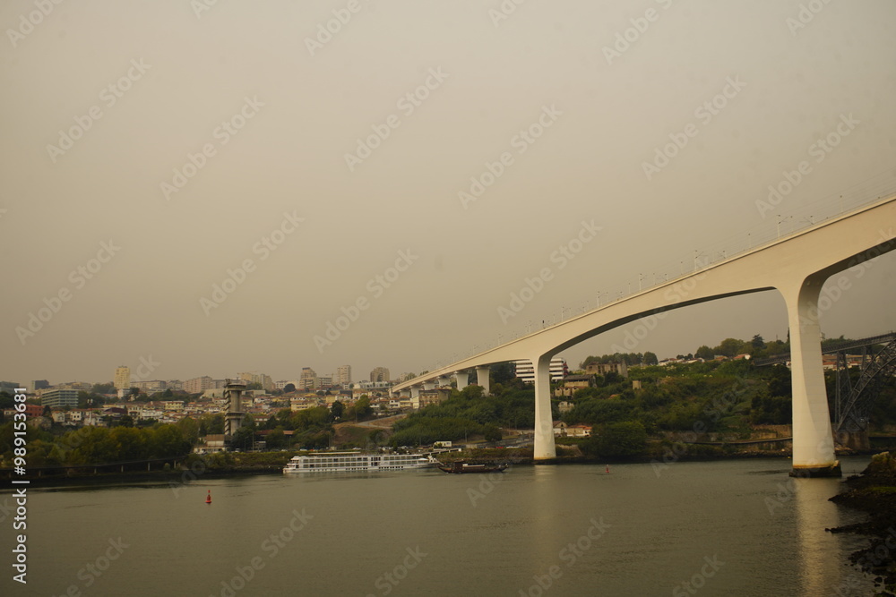 The Ponte de São João (Bridge of Saint John the Baptist) is a railway ...