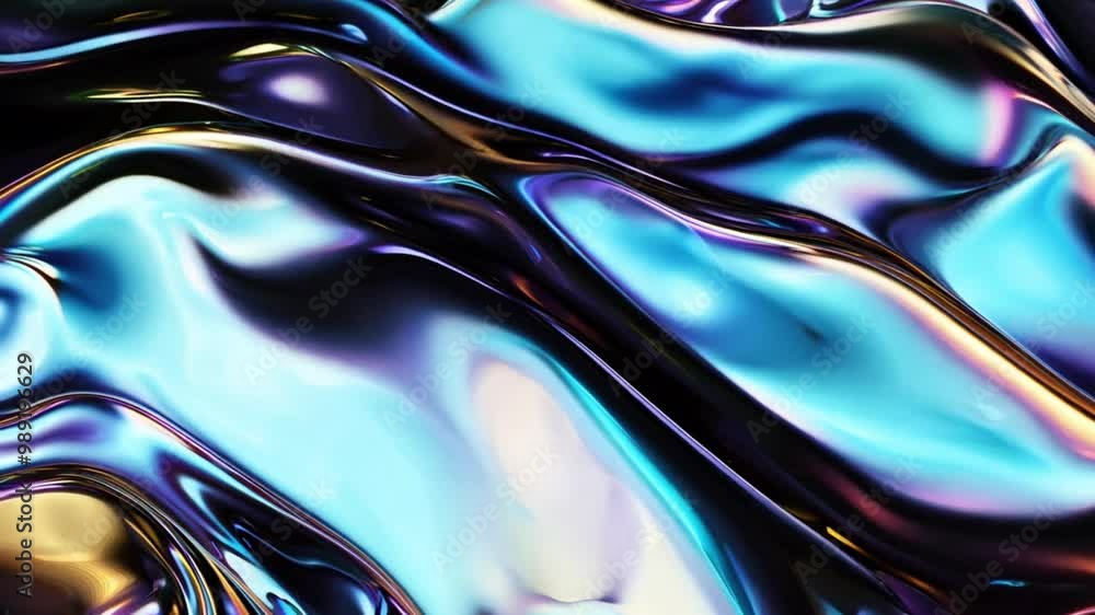 Liquid dark motion organic background. Ink spill. Glitter fluid wave ...