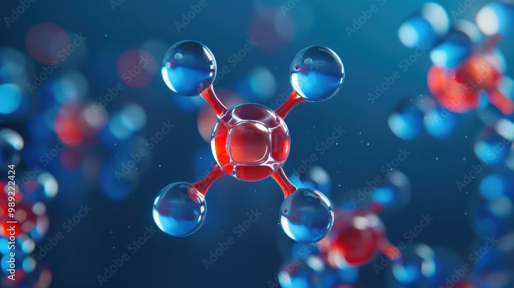 Molecular Structure of Polar Covalent Bond in Hydrogen Fluoride with ...