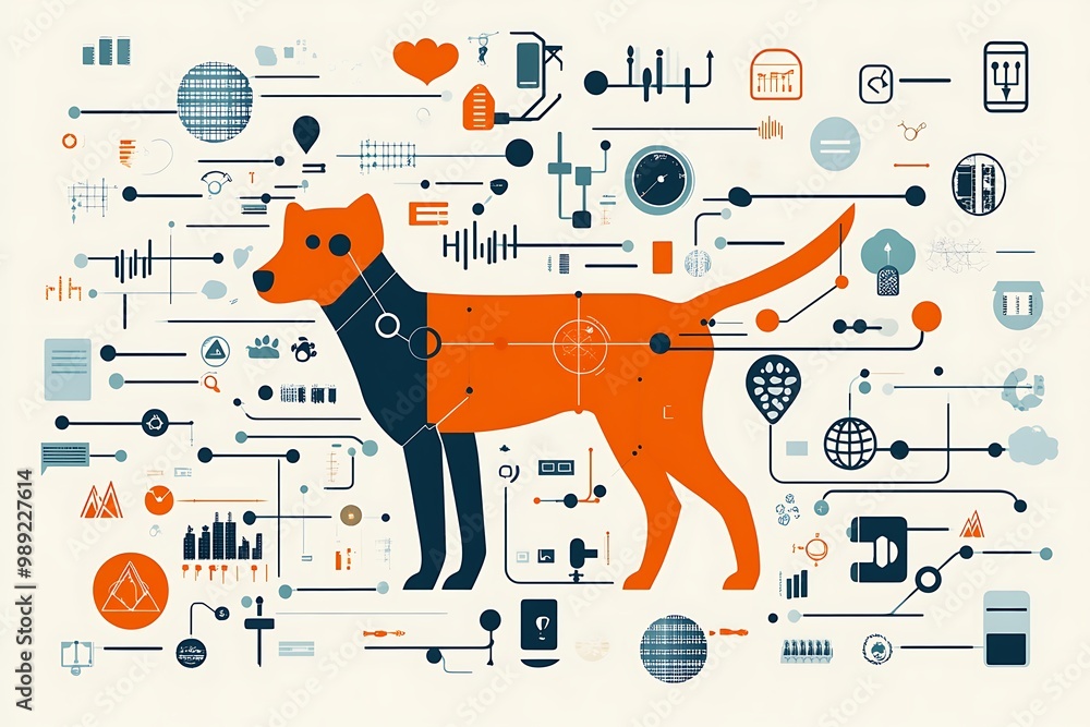 Pet care card celebrating integration of AI in pet genetics research ...