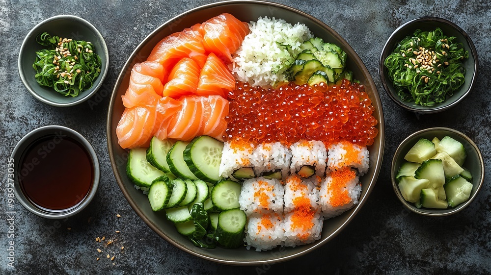 An educational infographic-style illustration showing the components of ...