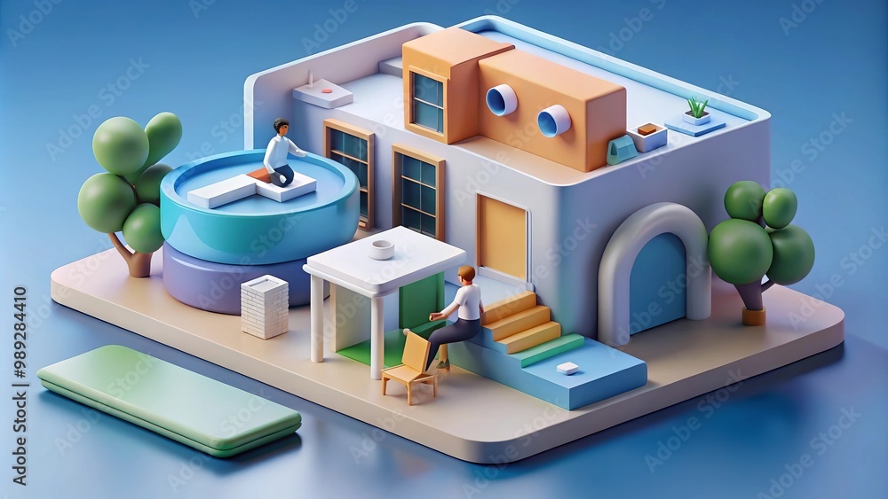 Web UI/UX design and SEO optimization for marketing, showcasing home ...