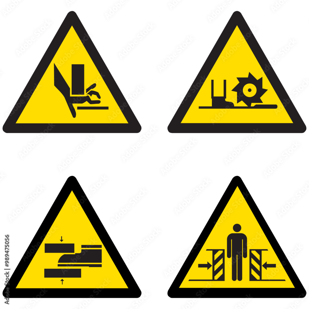 SA013,SA014,SA015,SA016,riesgo de aplastamiento, riesgo de atrapamiento ...