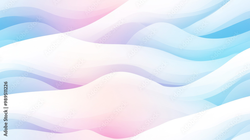 Gentle flowing patterns with wave-like lines in soft gradient colors ...