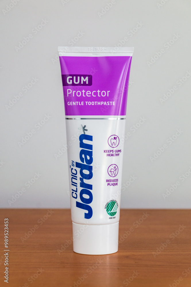 Pruszcz Gdanski, Poland - September 15, 2024: Jordan gum protector ...