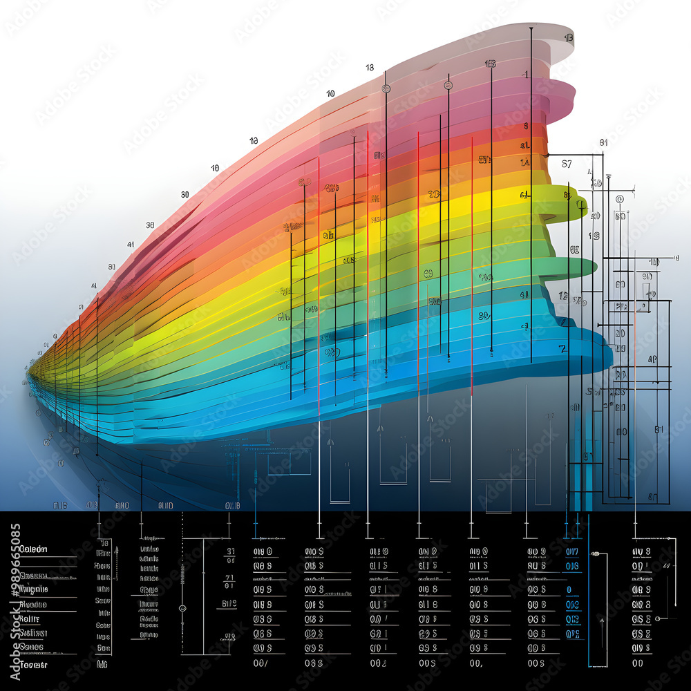 Detailed Infographic Depicting the Distribution and Use of HF Frequency ...