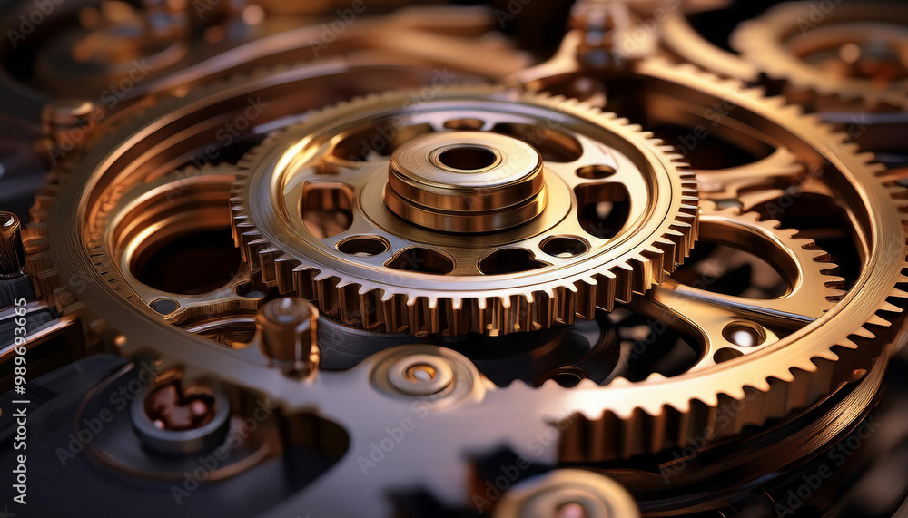 engine gear wheels, industrial background, Mechanism, gears and cogs at ...