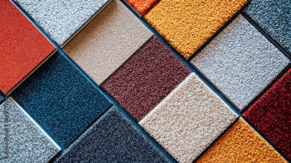 Innovative Vinyl Floor Tile Samples with Carpet Texture - Minimalist ...