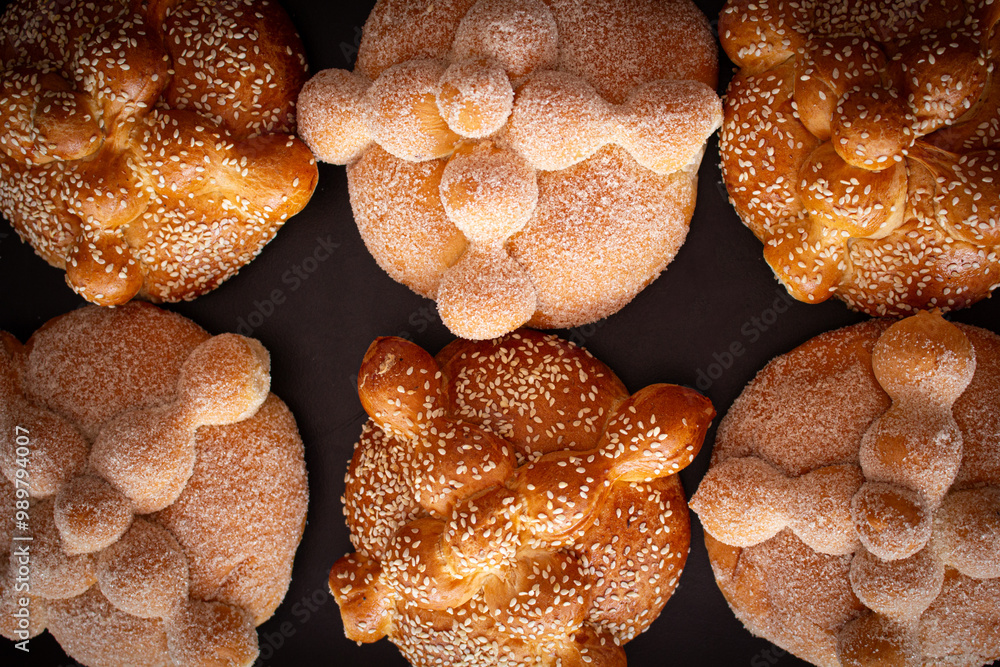 Pan de Muerto Mexicano Panaderia Azteca Stock Photo | Adobe Stock