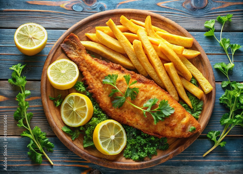 Delicious Friday Fish Fry with Crispy Fried Fish, Golden Fries, and ...