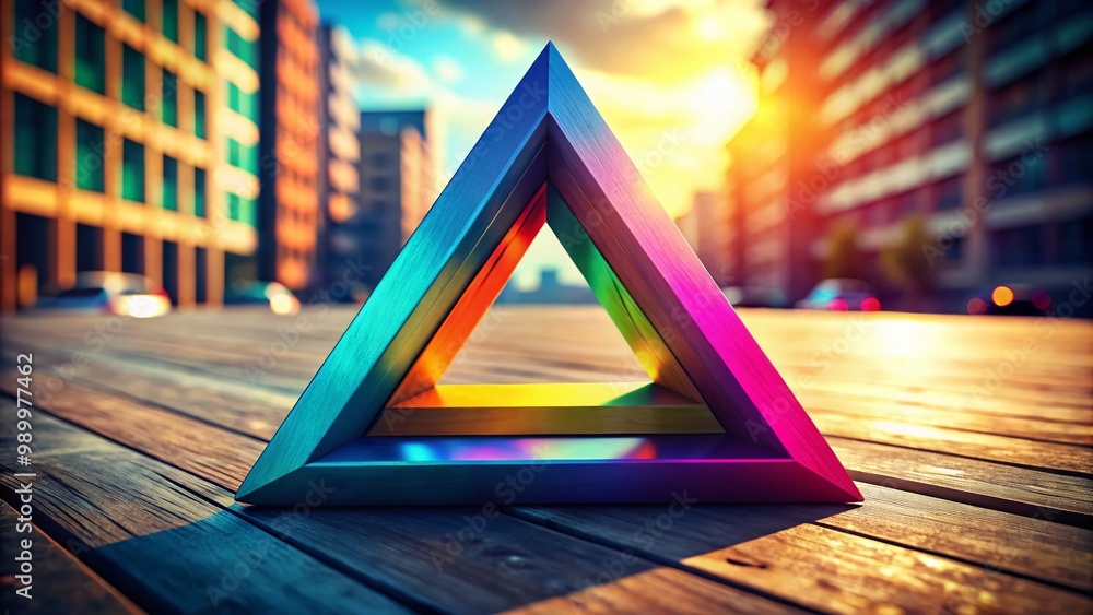 Step-by-step guide on how to draw a realistic 3D triangle using simple ...