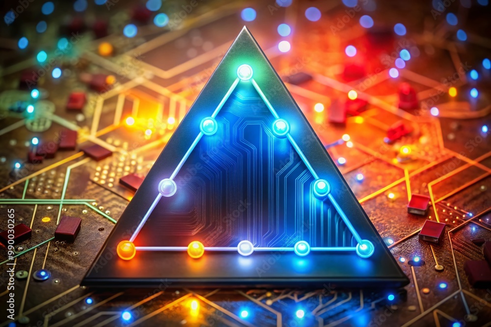 Voltage Triangle Diagram Illustrating Relationship Between Current Voltage And Resistance In