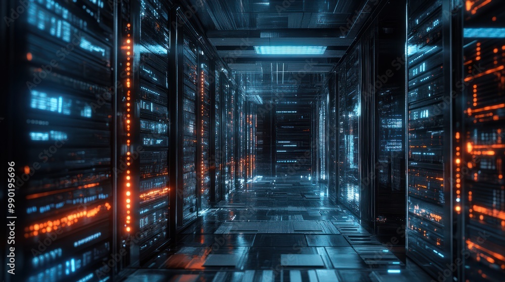 Visualization Of A Secure Data Classification And Labeling System Ai Generated Illustration