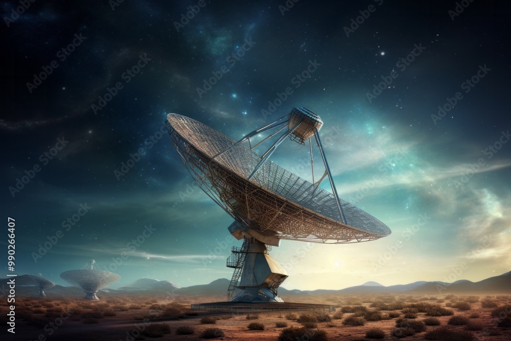 Exploring the space: sky-pointing radio telescope. An astronomical ...