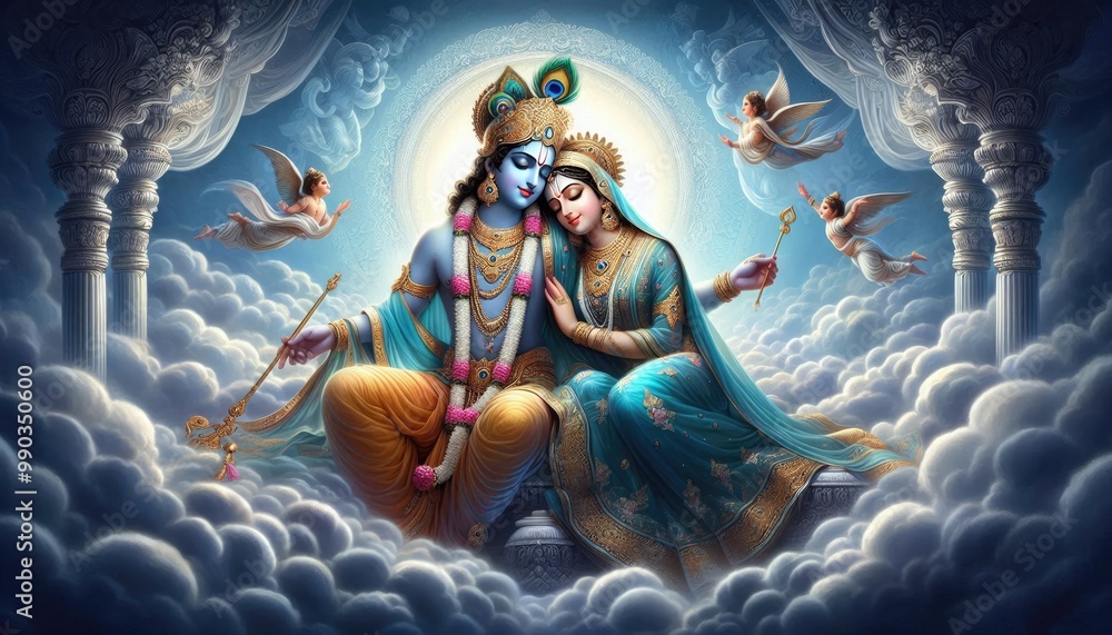 Radha, Krishna, God, Krishna, art, temple, Asia, religion, god, ancient ...