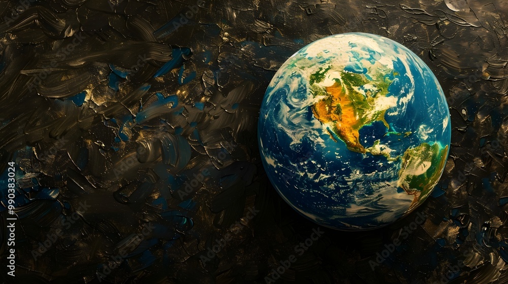 Depiction of Earth s Diverse Cultural Heritages on a Canvas Planet ...
