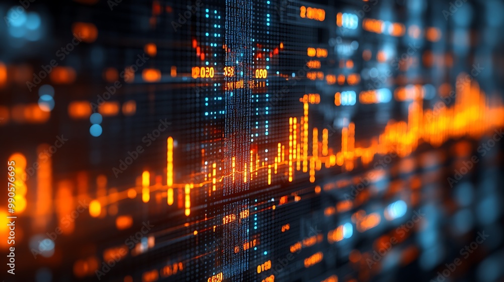 A financial dashboard layout with prominent GDP growth graphs ...