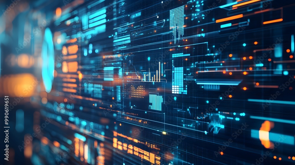 2. **Create an image of a futuristic financial management system ...