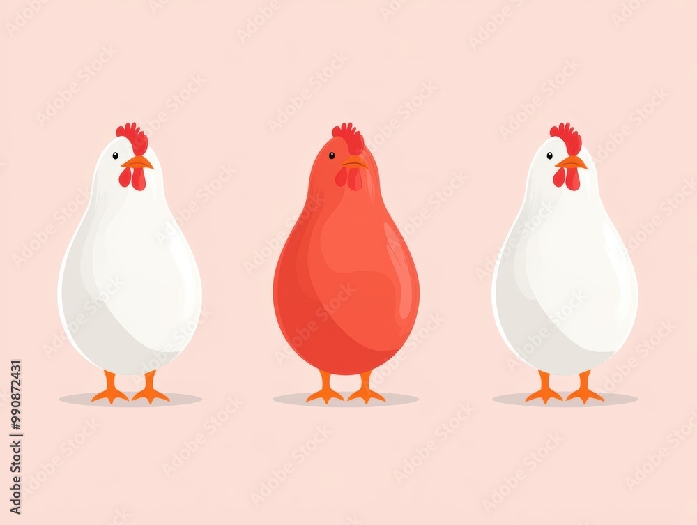 Detailed illustration of eggs at different stages of incubation ...