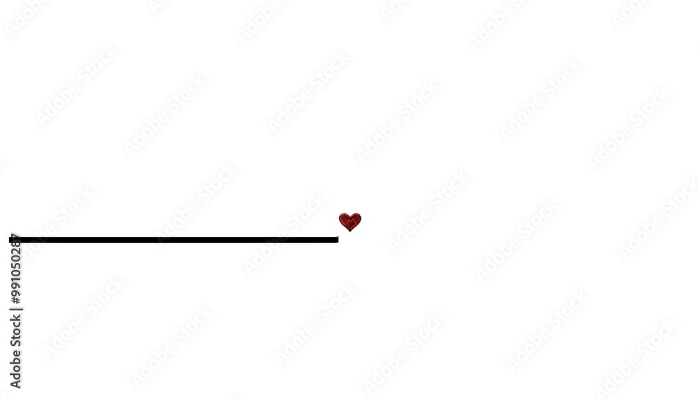 red and black pills, red and white pills, heart beat, Render 3D heart ...