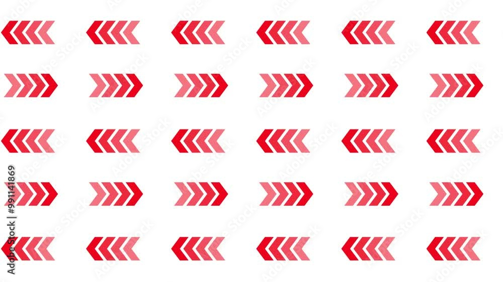 Arrow animation of blinking road sign. left to right or up to down ...