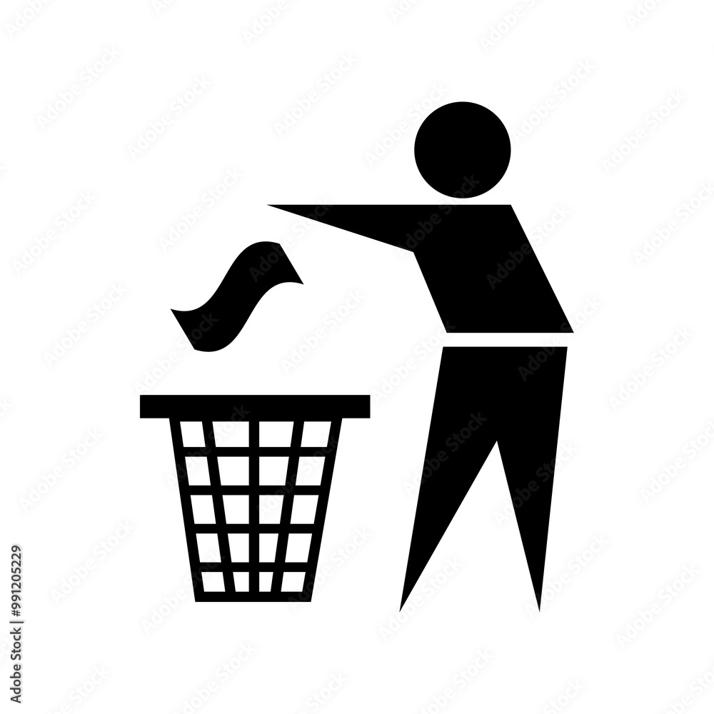 Recycle bin symbol vector, recycle bin, symbol, vector, recycle icon ...