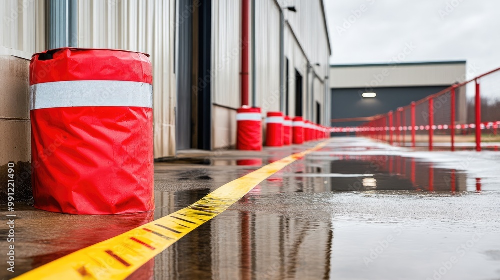Effective chemical spill barrier tape designed for containment and ...