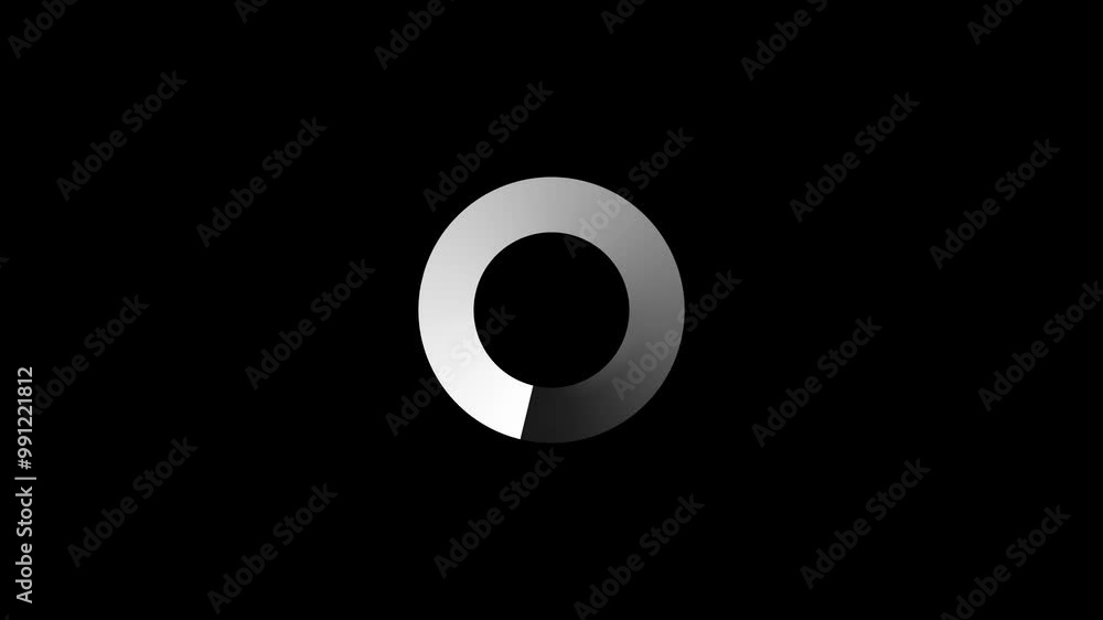 Looping Circle Animation, Loading video, Website loading icon, process ...