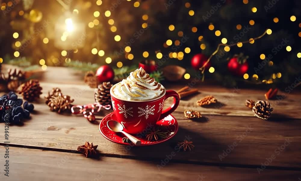 Café ou chocolat viennois avec crème fouettée ou chantilly et chocolat ...