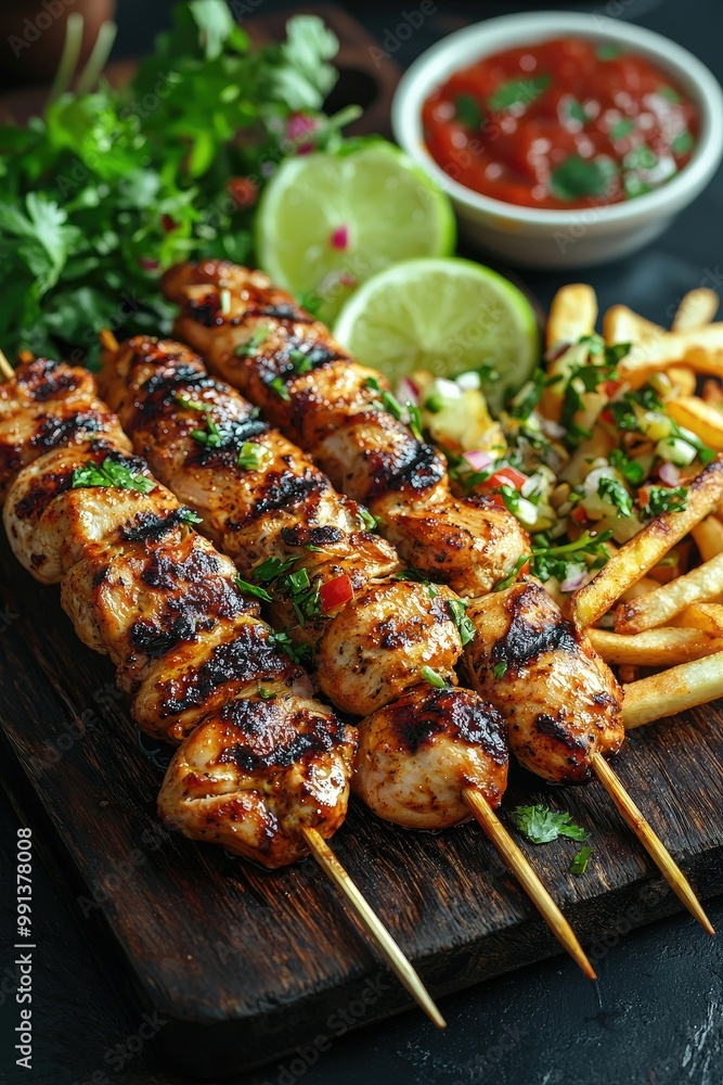 Pollo a la Parilla - Grilled chicken marinated with aji and spices ...