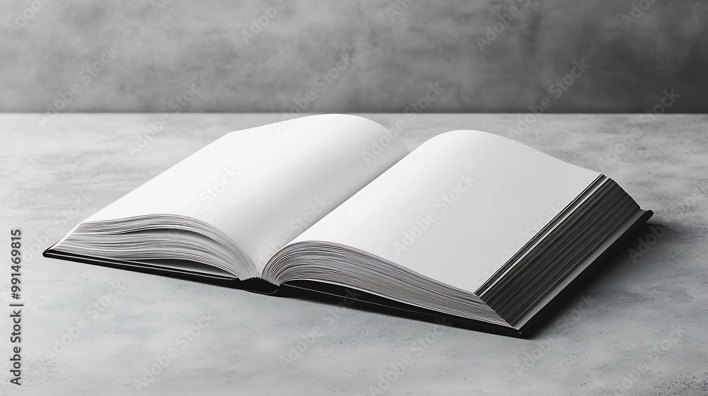 Blank catalog magazine book template with soft shadows Ready for your ...