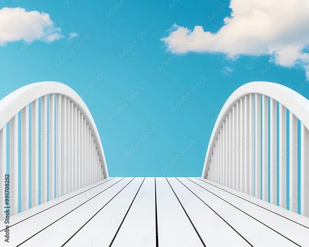 Bridge with an innovative suspension system, reducing sway in high ...