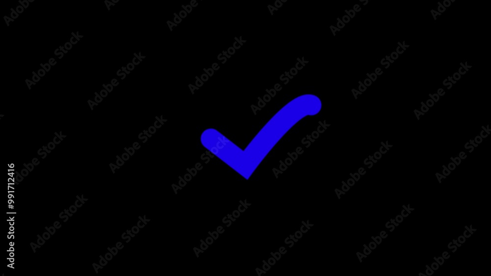 correct or right choice icon animation, check mark icon animation. ok ...