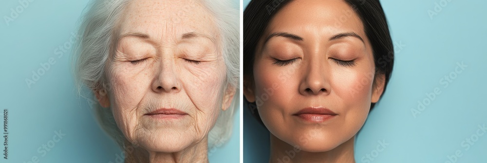 The journey of aging: An elderly woman reflects on her graceful ...