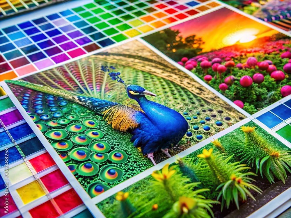 Color Test Print Page for Accurate Color Reproduction in Graphic Design ...