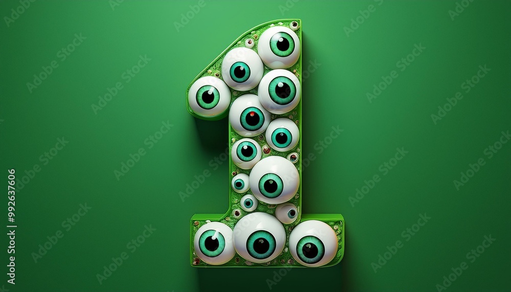 alphabet halloween 1 2 3 4 5 6 7 8 9 0 3D style halloween horror ...