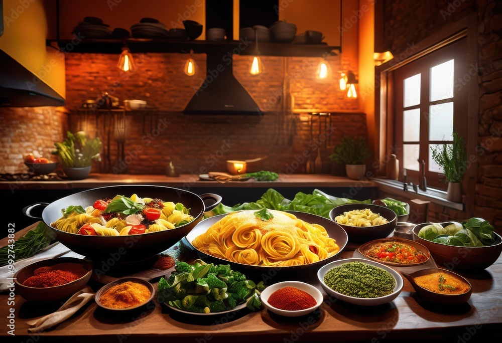 contrast quick meals homemade dishes showcasing delicious varieties ...