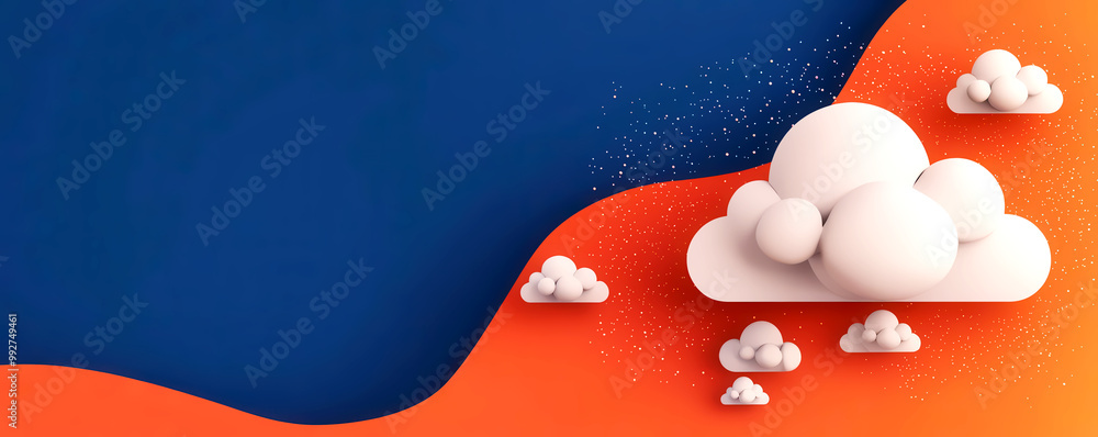 Multi-layered cloud architecture diagram with nodes and connections ...