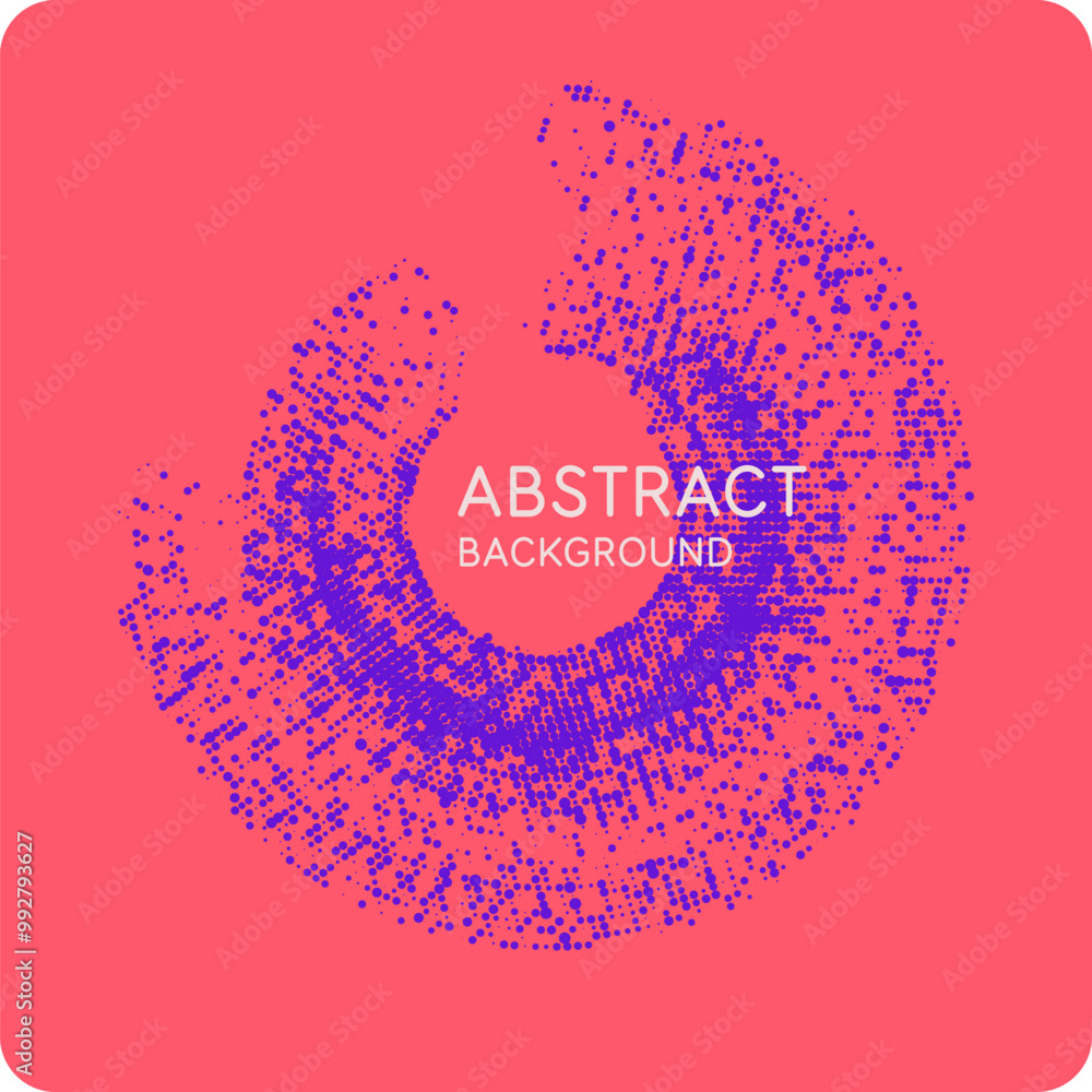 Abstract halftone background. Beautiful bright background in a flat ...