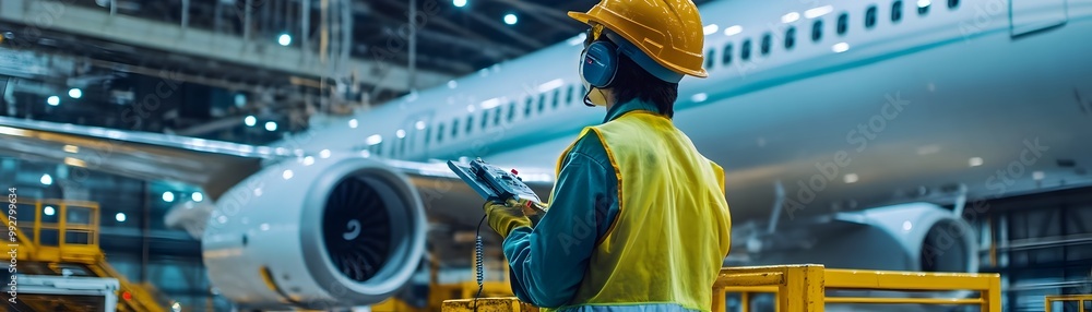 Aircraft Wing Structure Integrity Inspection with Ultrasonic Testing by ...