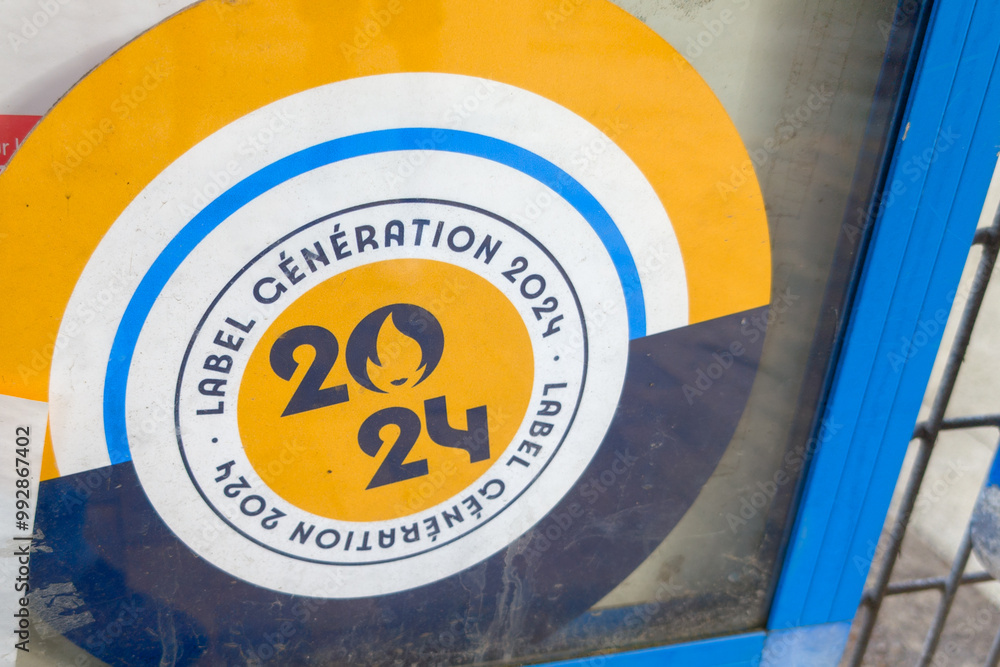 label generation 2024 new emblem Paris Summer Olympic and Paralympic ...