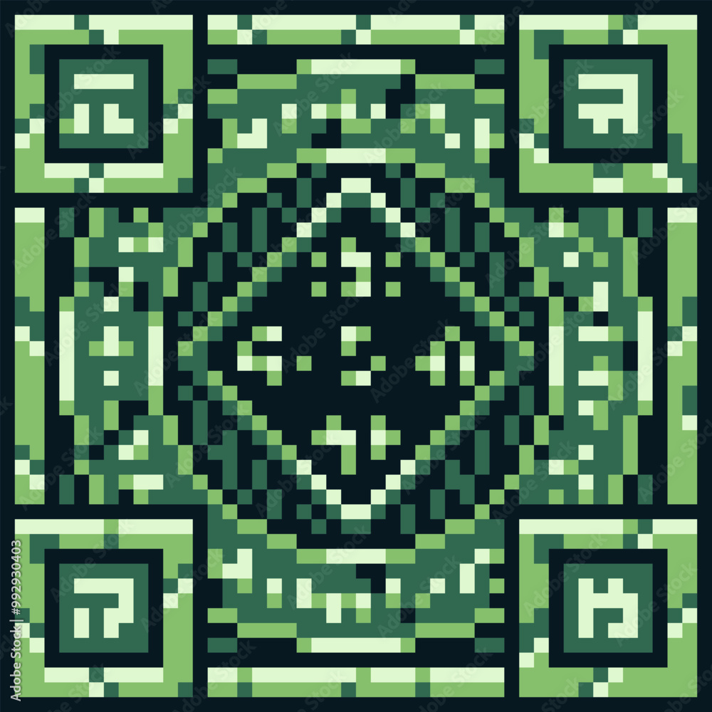 Abstract frame texture pixel art style cyberpunk background, element design for mobile app and ...