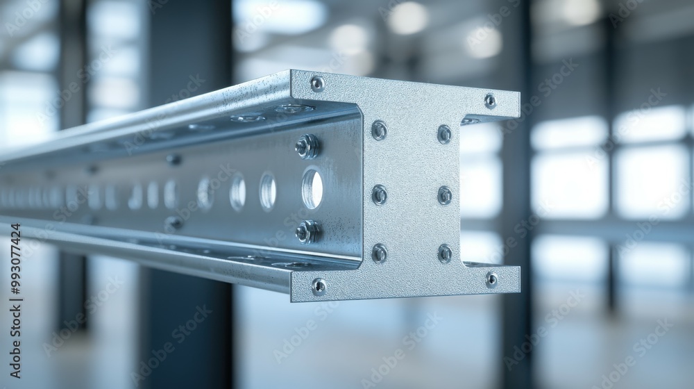 A realistic photo of a close-up CAD drawing illustrating the structural ...