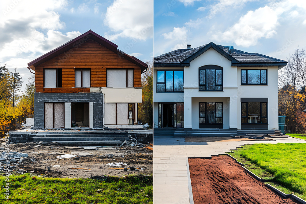 House renovation project showcases a significant transformation from an ...