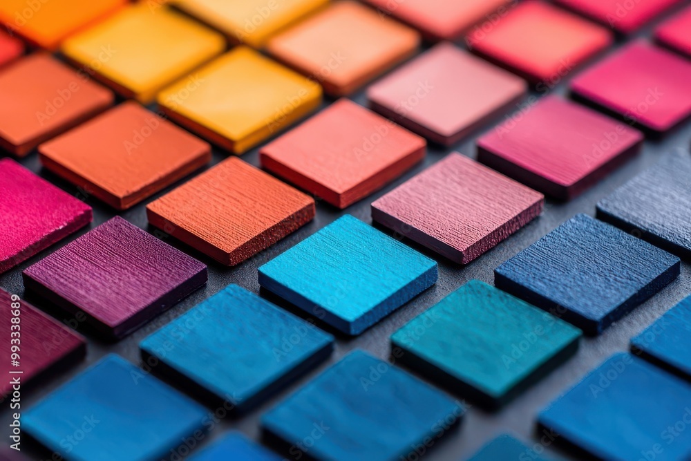 AI generating custom color schemes for a website, optimizing the user ...