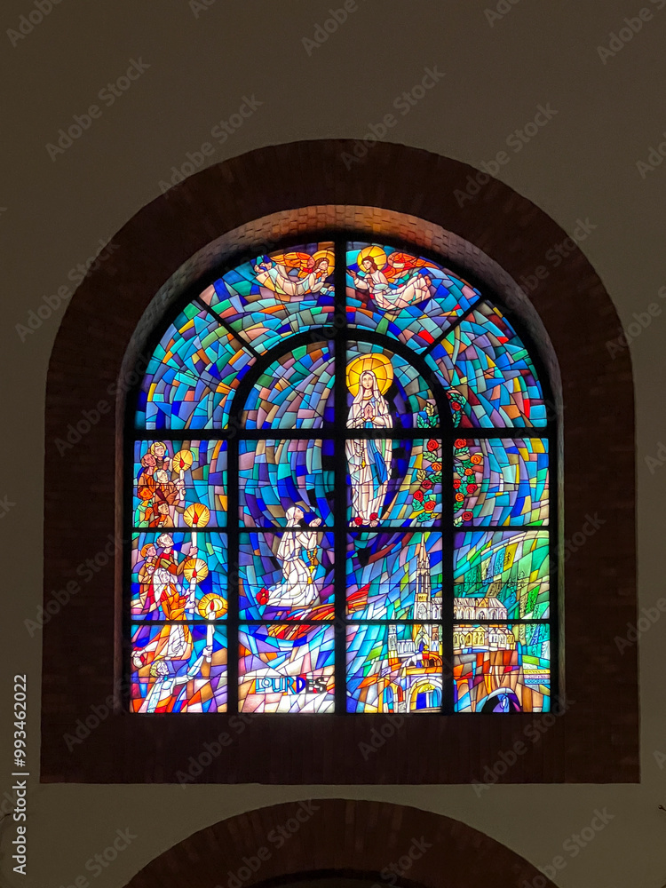 Nowy Sacz, Poland, August 7, 2024: Sanctuary of St. Rita in Nowy Sacz ...
