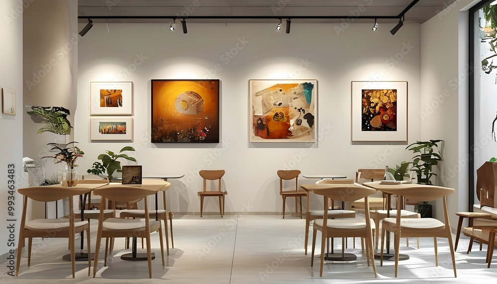 living room interior Design a creative coffee cafe that doubles as an ...