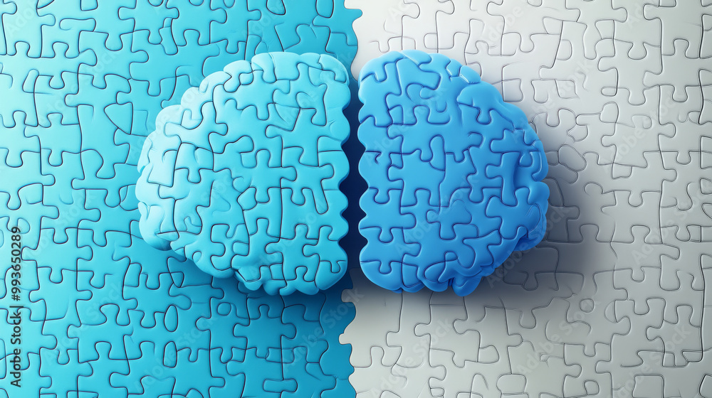 Our brains have two halves, like puzzle pieces. One side helps us think ...