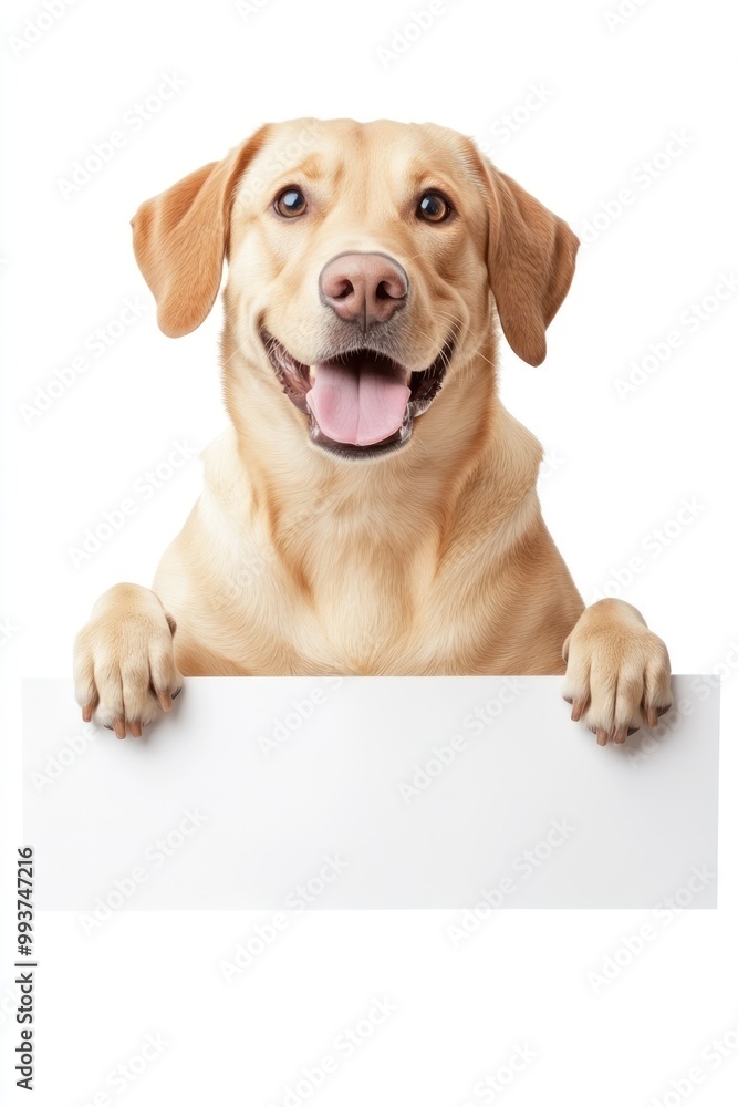 dog with a board in portrait 9:16 ratio for social media post Stock ...